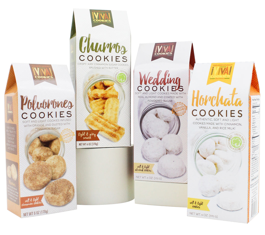 Hispanic Cookies 4-pack Variety – Too Good Gourmet