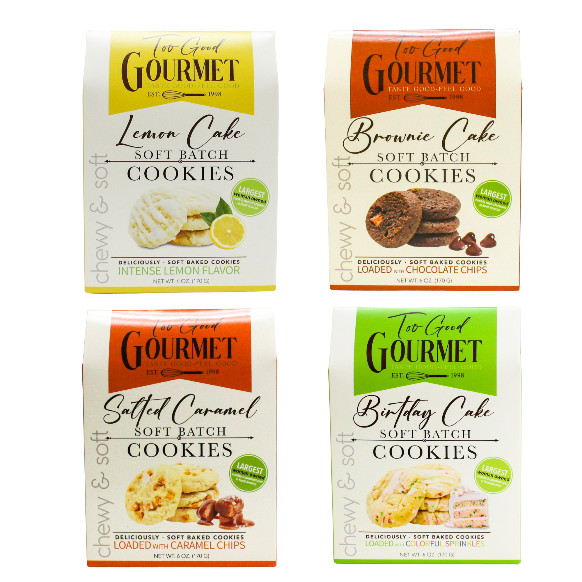 Soft Batch Best Seller Variety 4-Pack – Too Good Gourmet