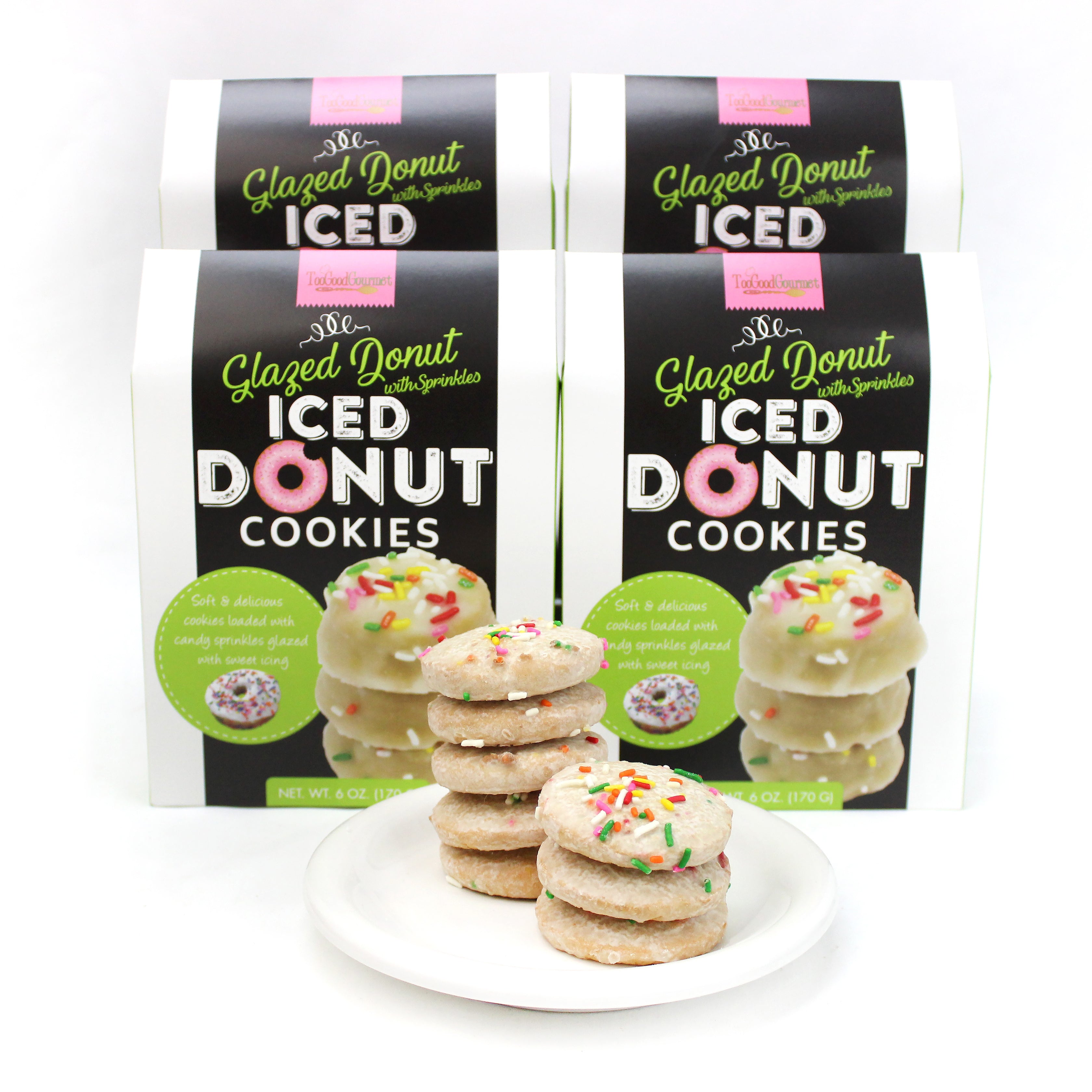 Glazed Donut Cookies – Too Good Gourmet