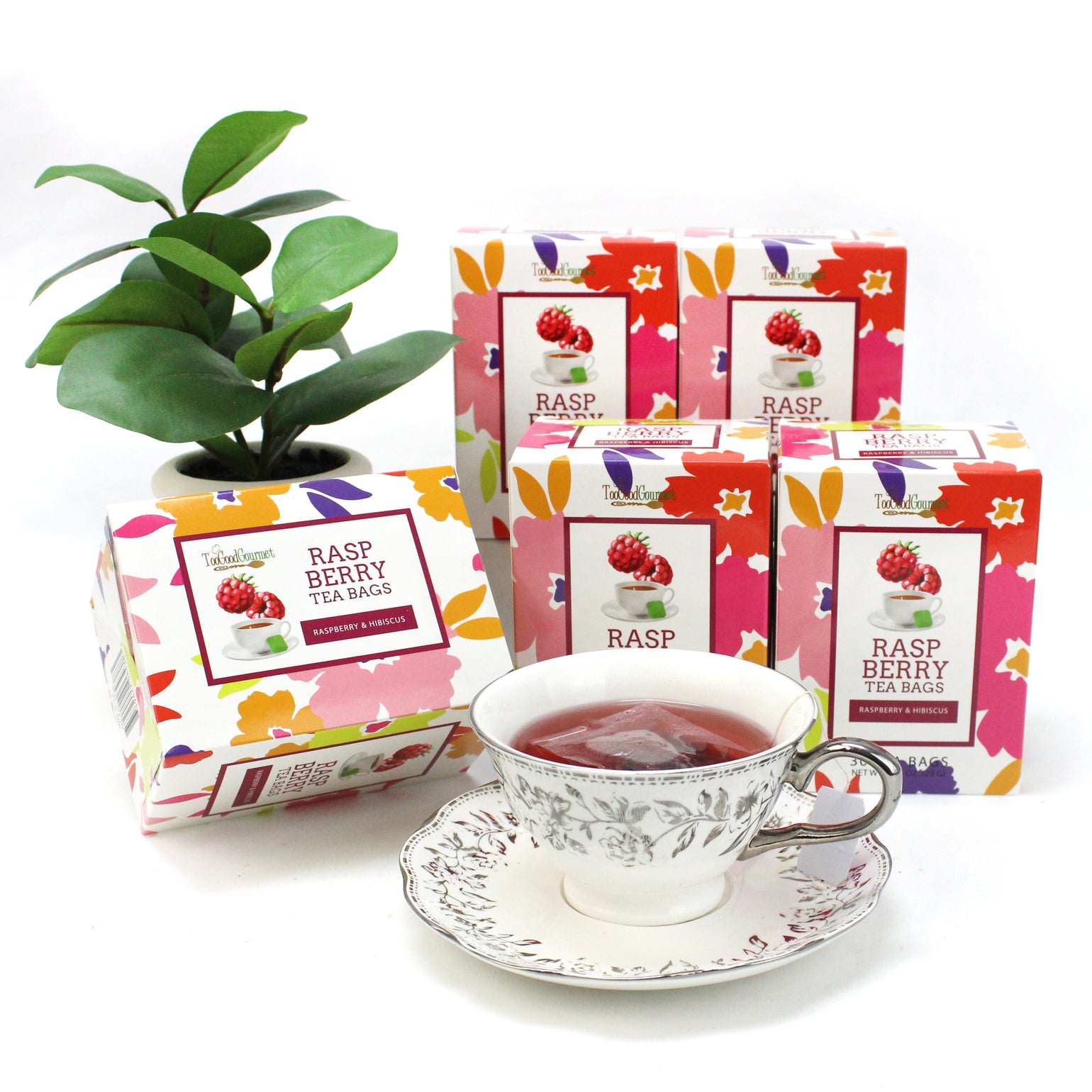 Raspberry Hibiscus - Tea Bags – Too Good Gourmet