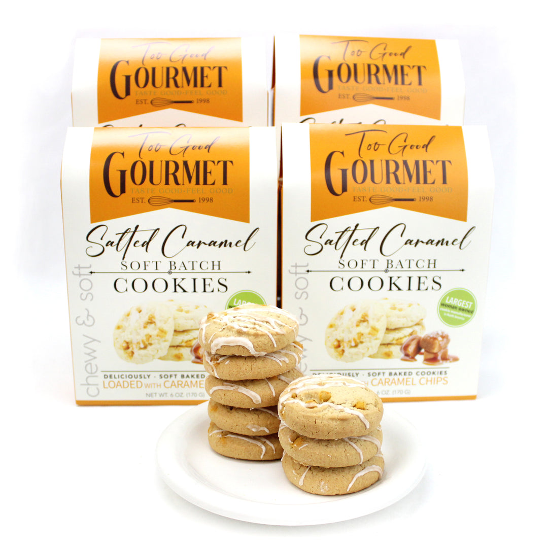 Salted Caramel Soft Batch Batter Cookies – Too Good Gourmet