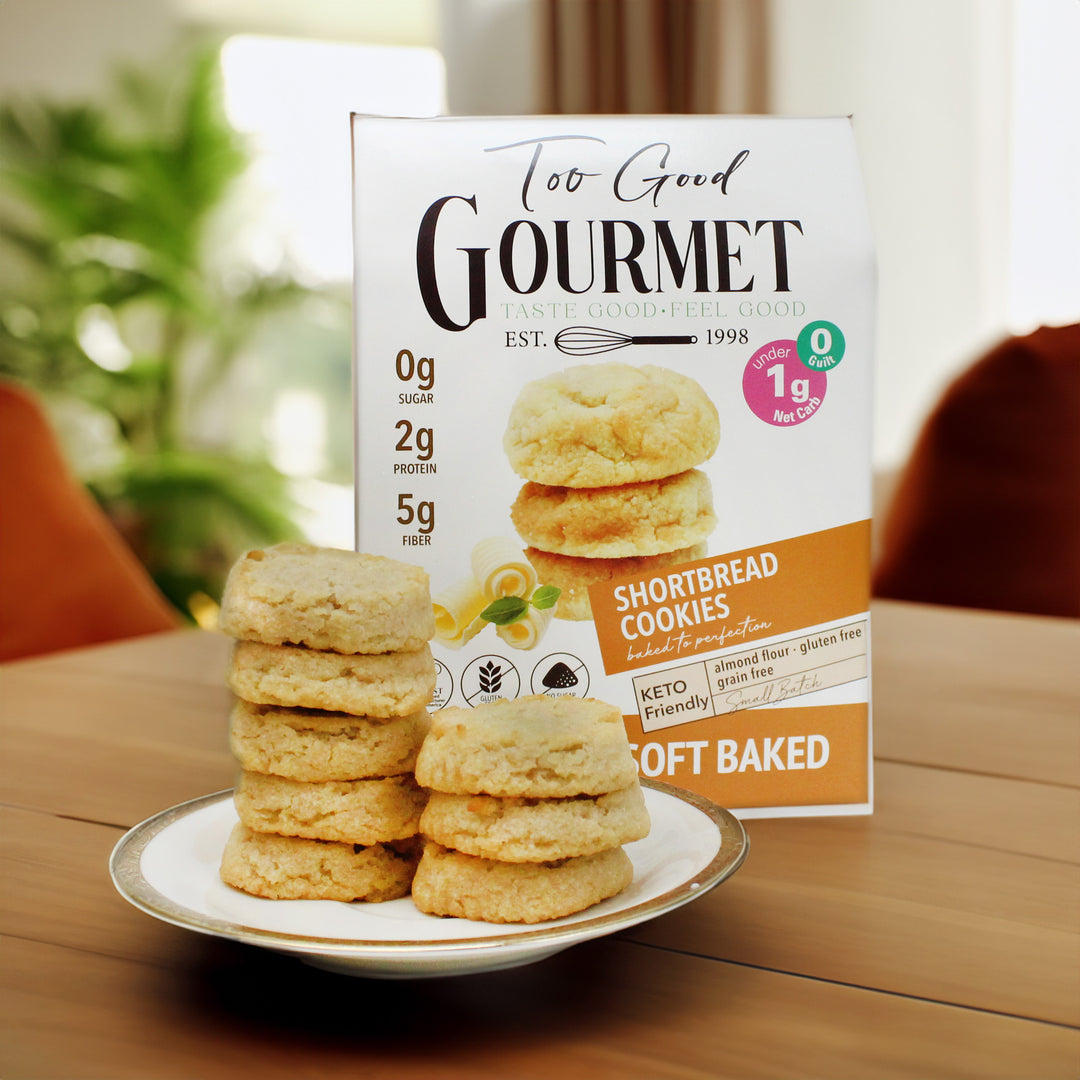 Shortbread No Sugar Low Carb Cookies – Too Good Gourmet